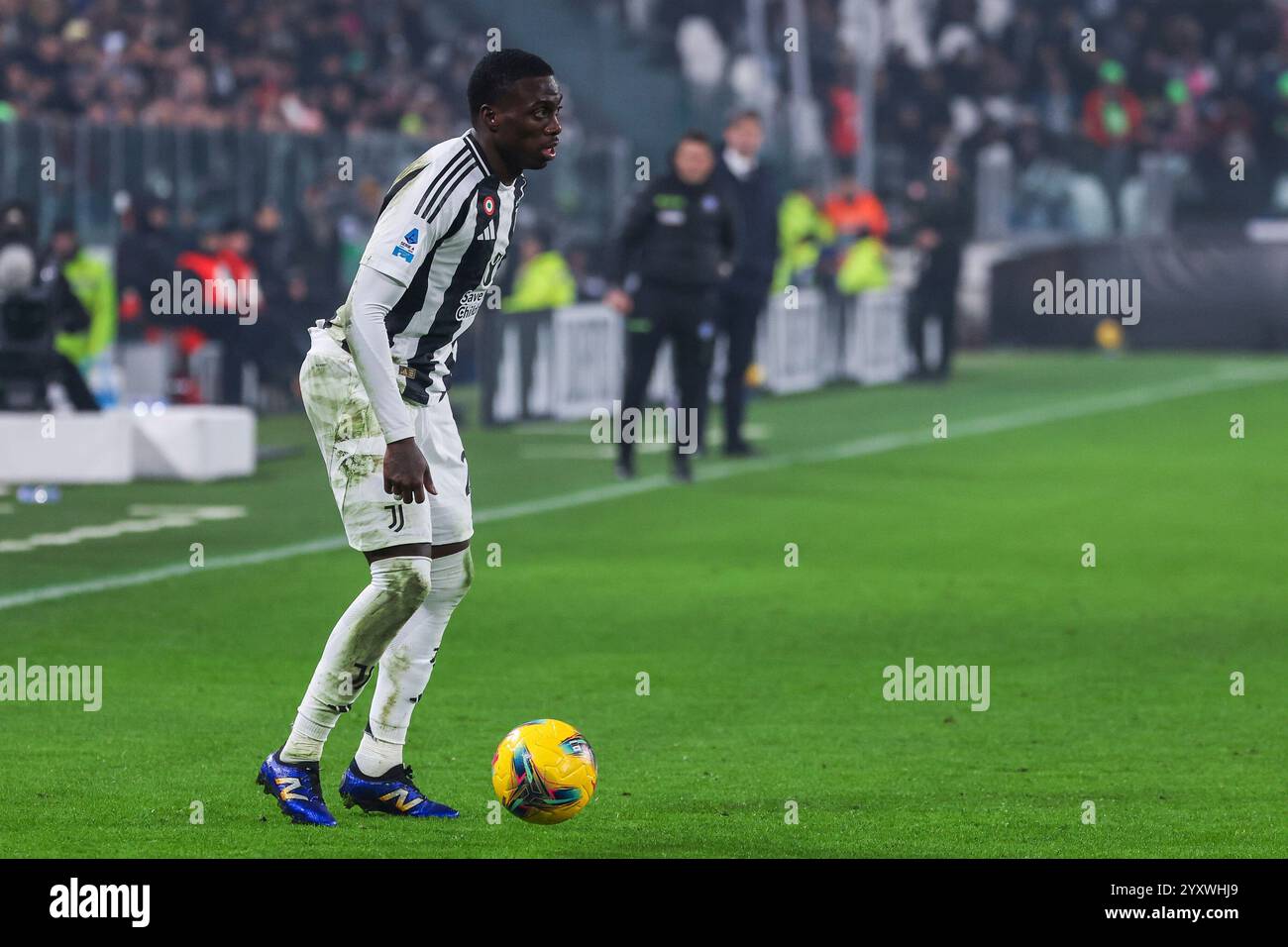 Timothy Weah of Juventus FC seen in action during Serie A 2024/25 ...