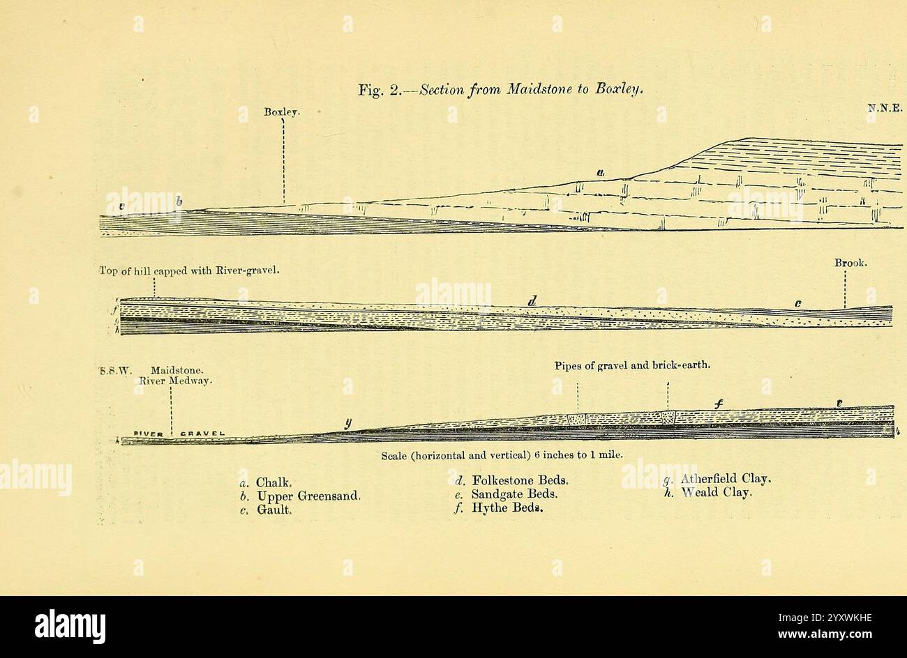 Two distinct geological profiles hi-res stock photography and images ...