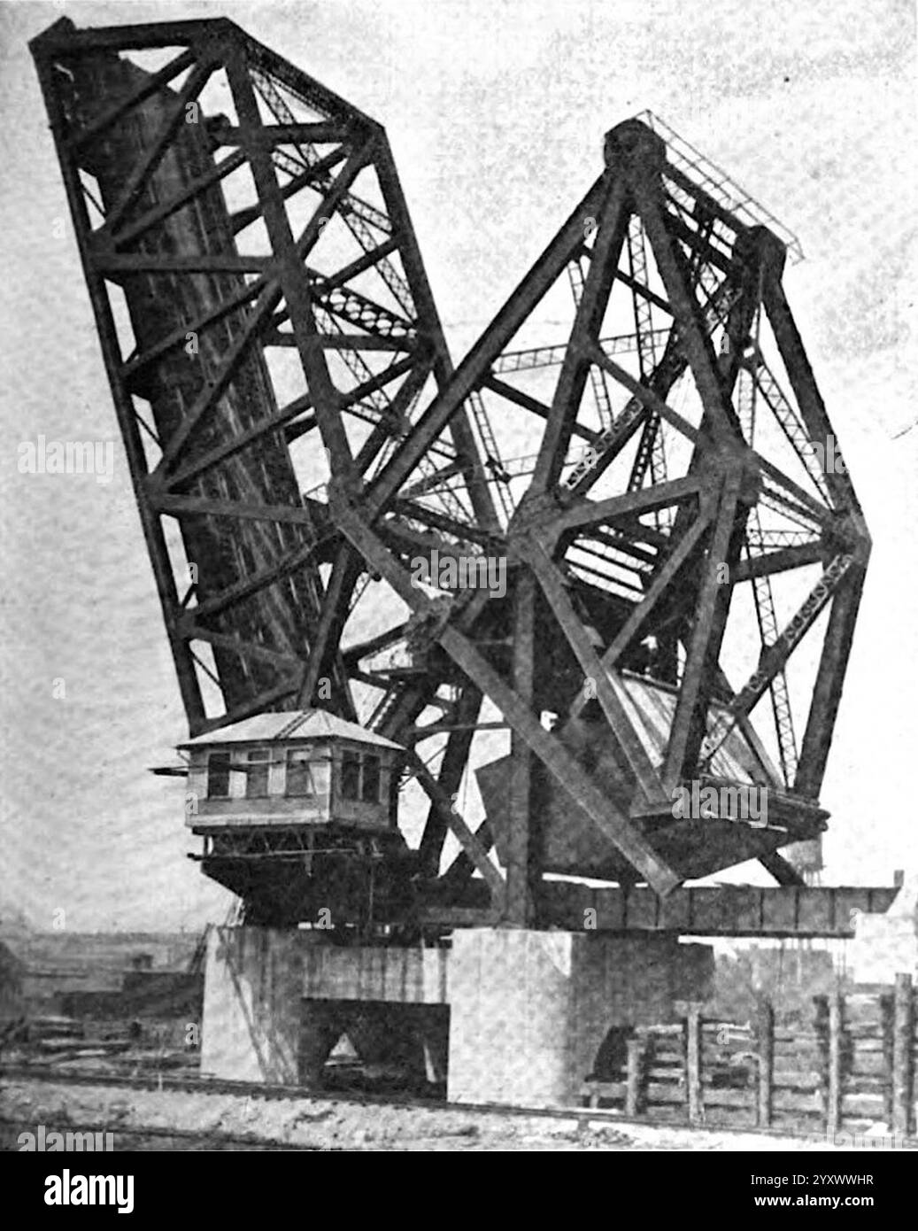 Delaware, Lackawanna & Western Railroad Bridge, Buffalo River Stock Photo - Alamy