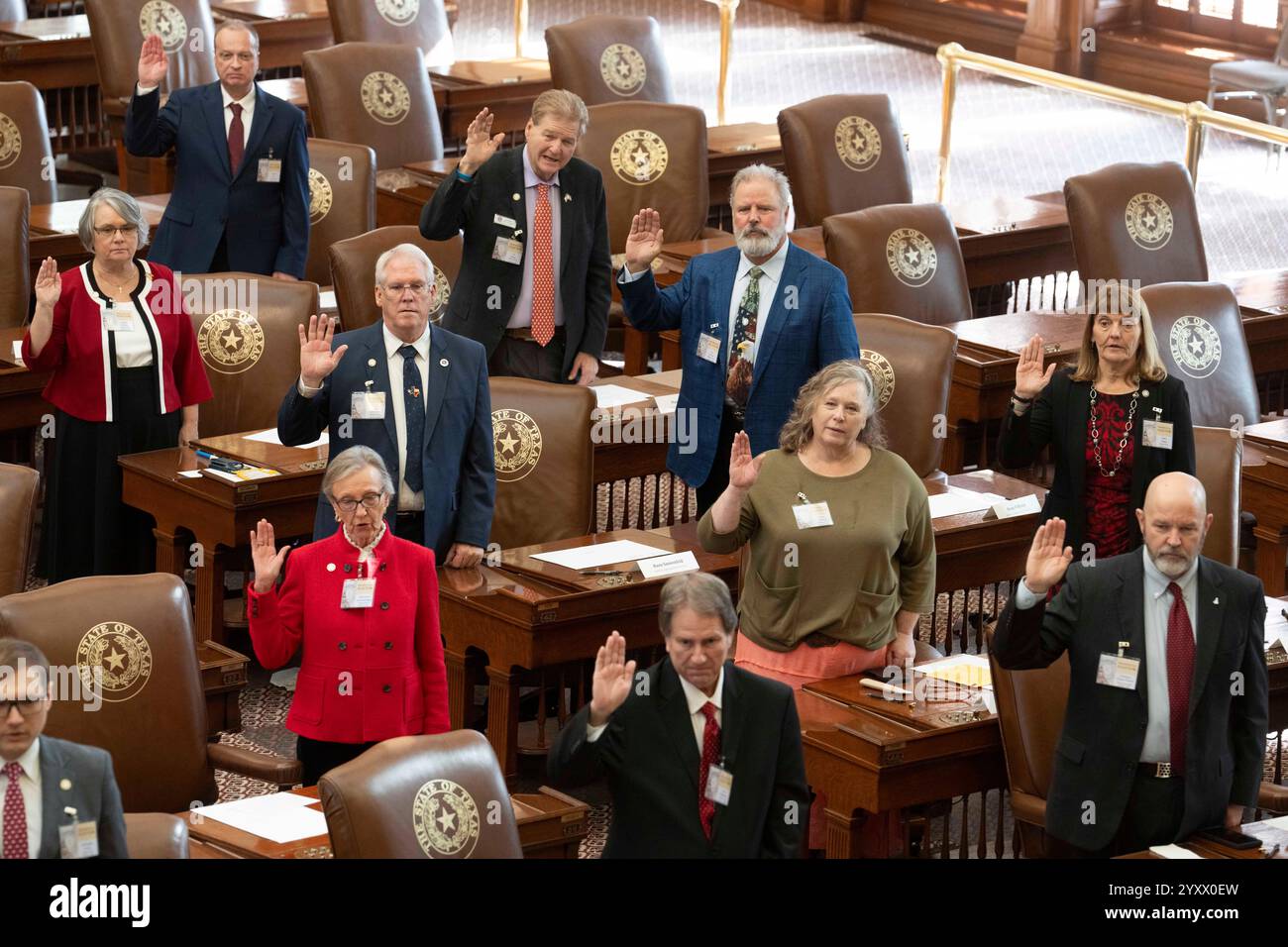 December 17, 2024, Austin, Tx, United States: Texas electors take the ...