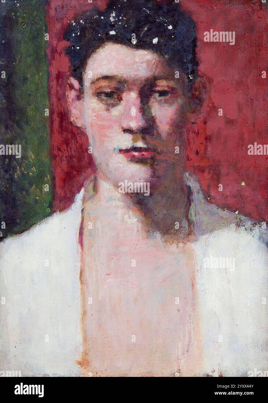 Denman Waldo Ross - Portrait of a Young Man Stock Photo - Alamy