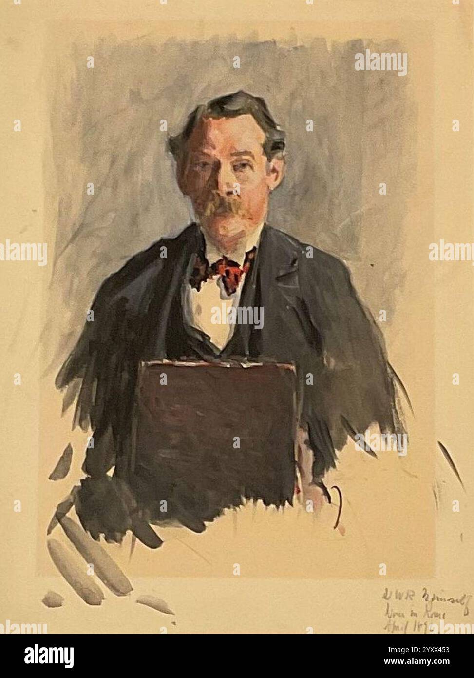 Denman Waldo Ross self-portrait 1896 Stock Photo - Alamy
