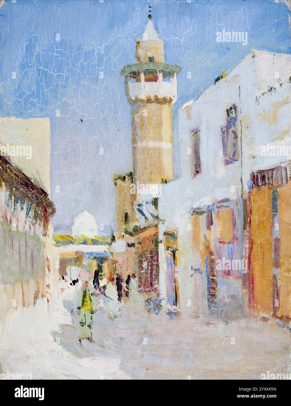 Denman Waldo Ross - Tunis Street Scene Stock Photo - Alamy