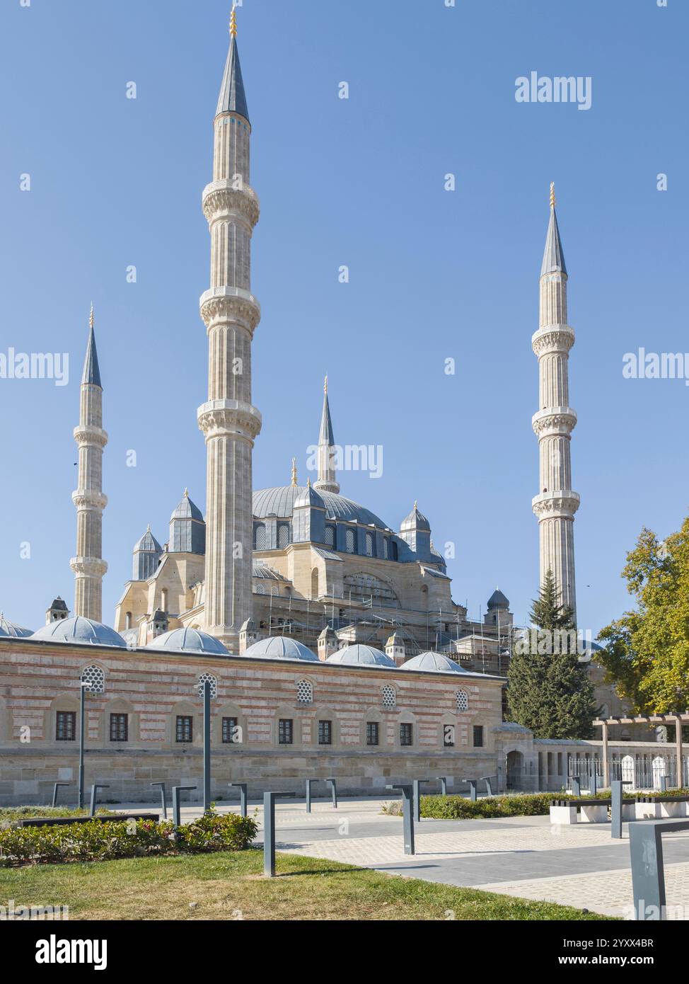 Medieval Selimiye Mosque in city of Edirne, East Thrace, Turkey Stock ...