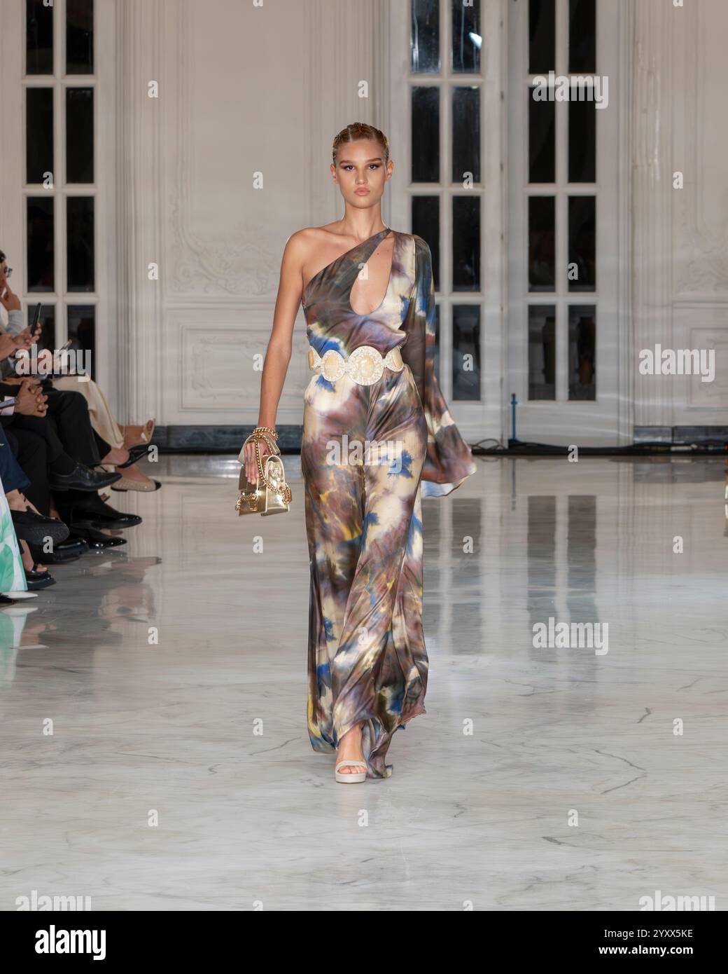 Models walk the Frederick Anderson Summer 2025 Collection at Antiguo ...