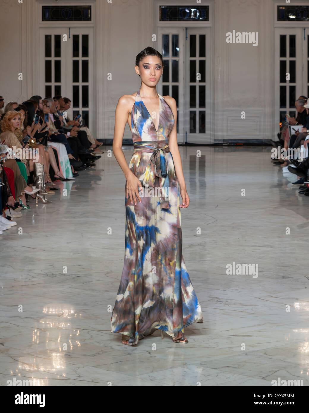 Models walk the Frederick Anderson Summer 2025 Collection at Antiguo ...