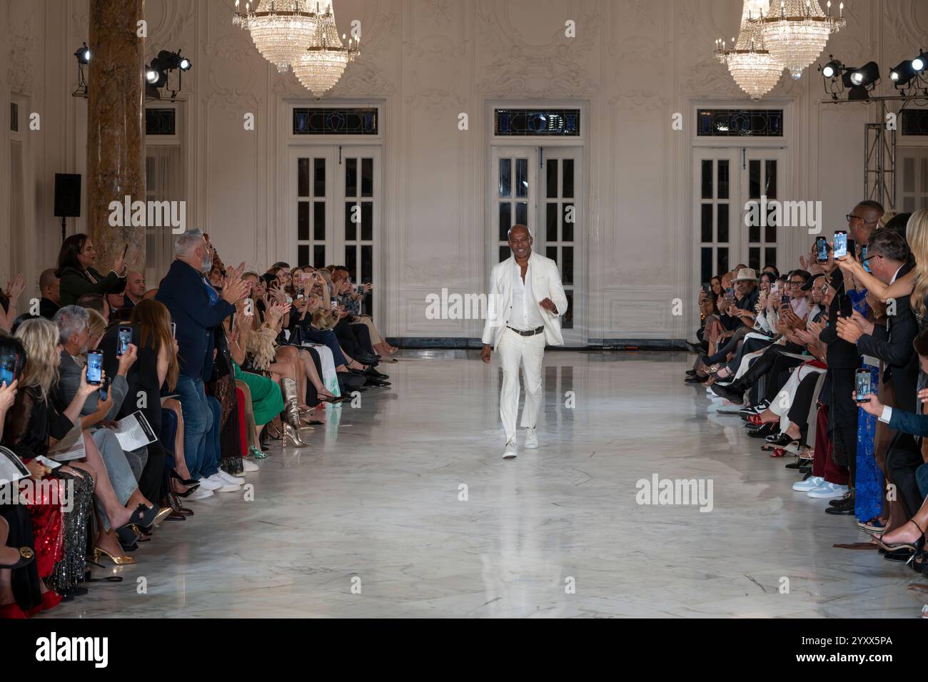 Designer Frederick Anderson attends the Frederick Anderson Summer 2025 ...