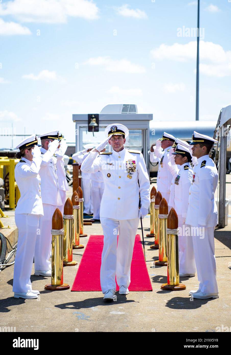 Deputy USFFC Retires Stock Photo - Alamy