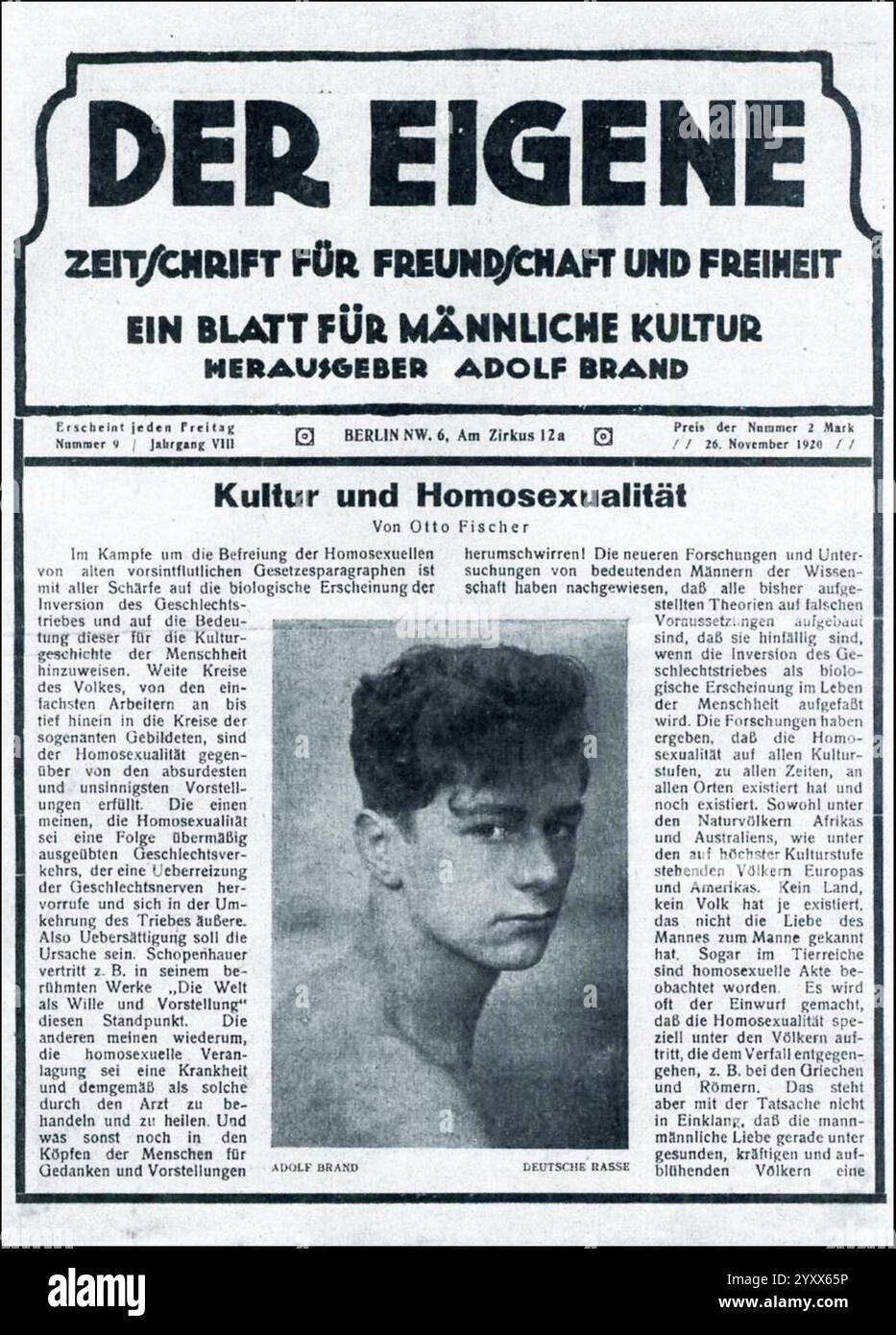 Der Eigene 1920 Stock Photo - Alamy