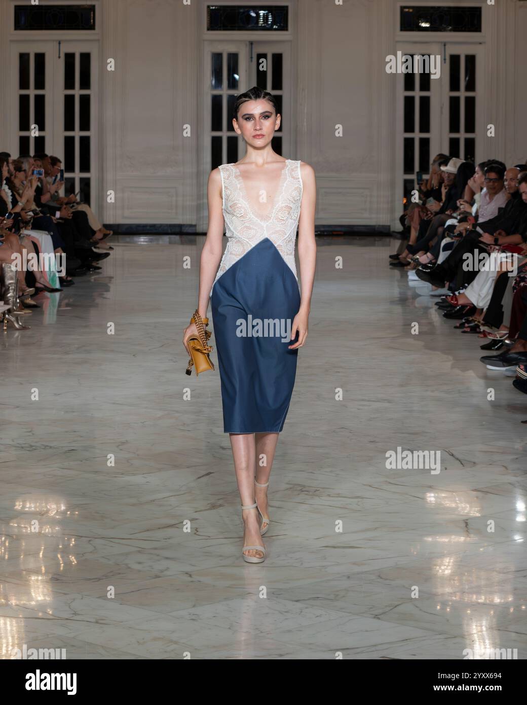 Models walk the Frederick Anderson Summer 2025 Collection at Antiguo ...