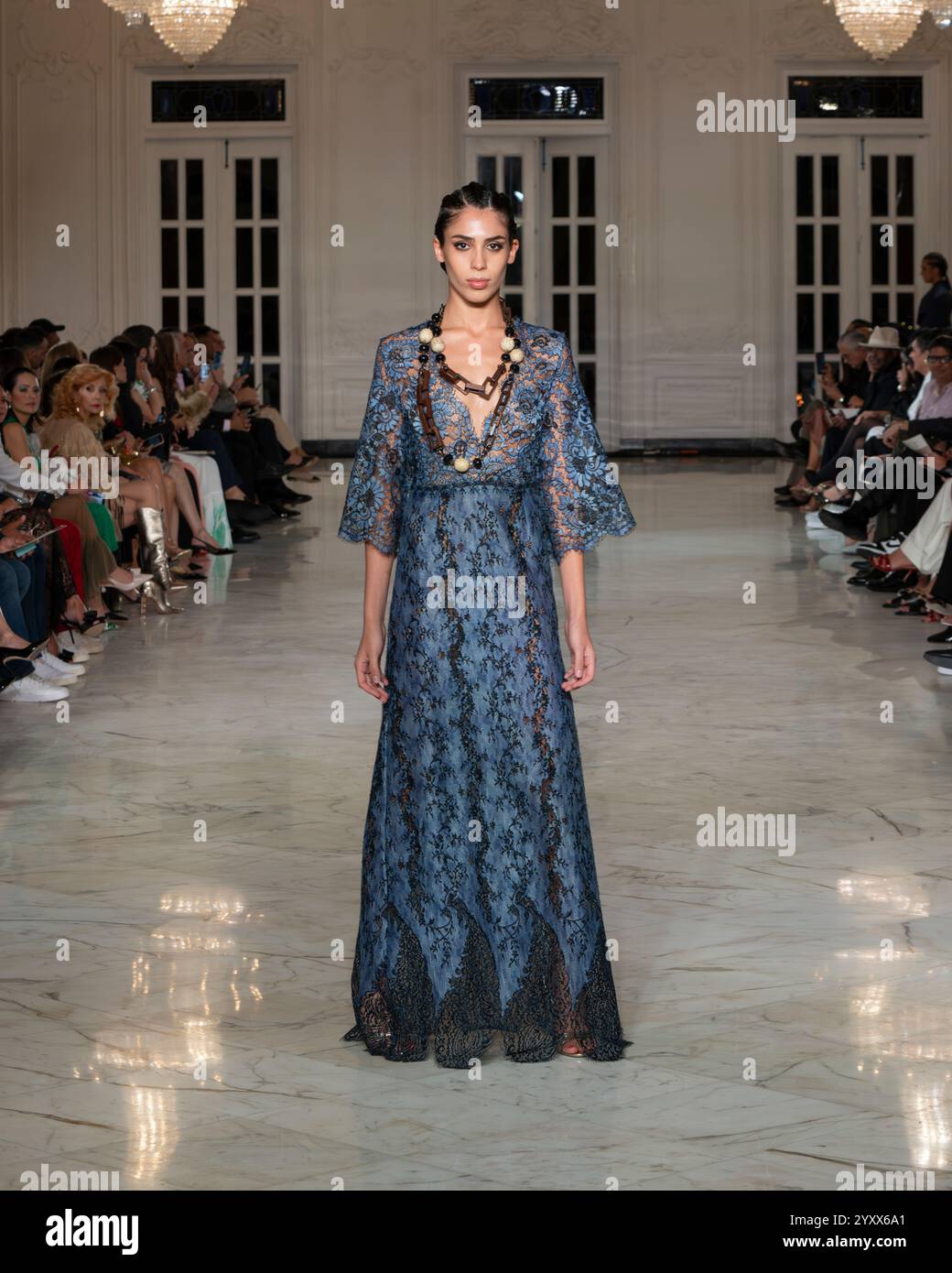 Models walk the Frederick Anderson Summer 2025 Collection at Antiguo ...