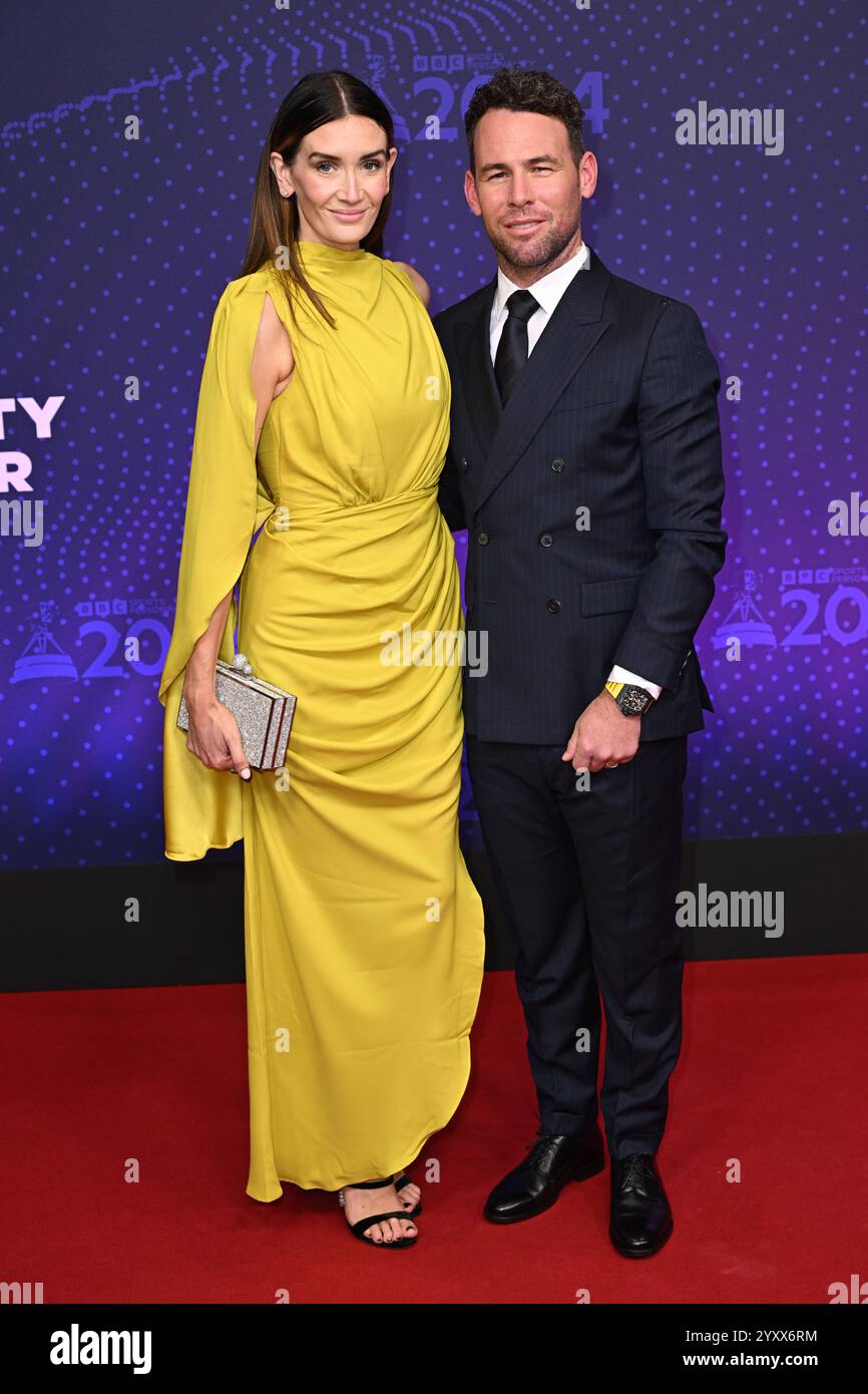 Salford, UK. December 17th, 2024. Peta Cavendish and Mark Cavendish ...