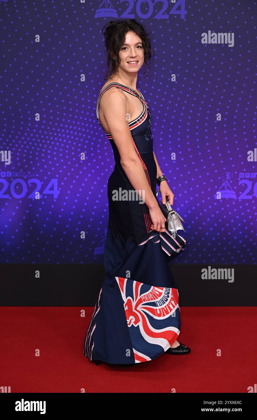 Salford, UK. December 17th, 2024. Imogen Grant arriving at the BBC ...