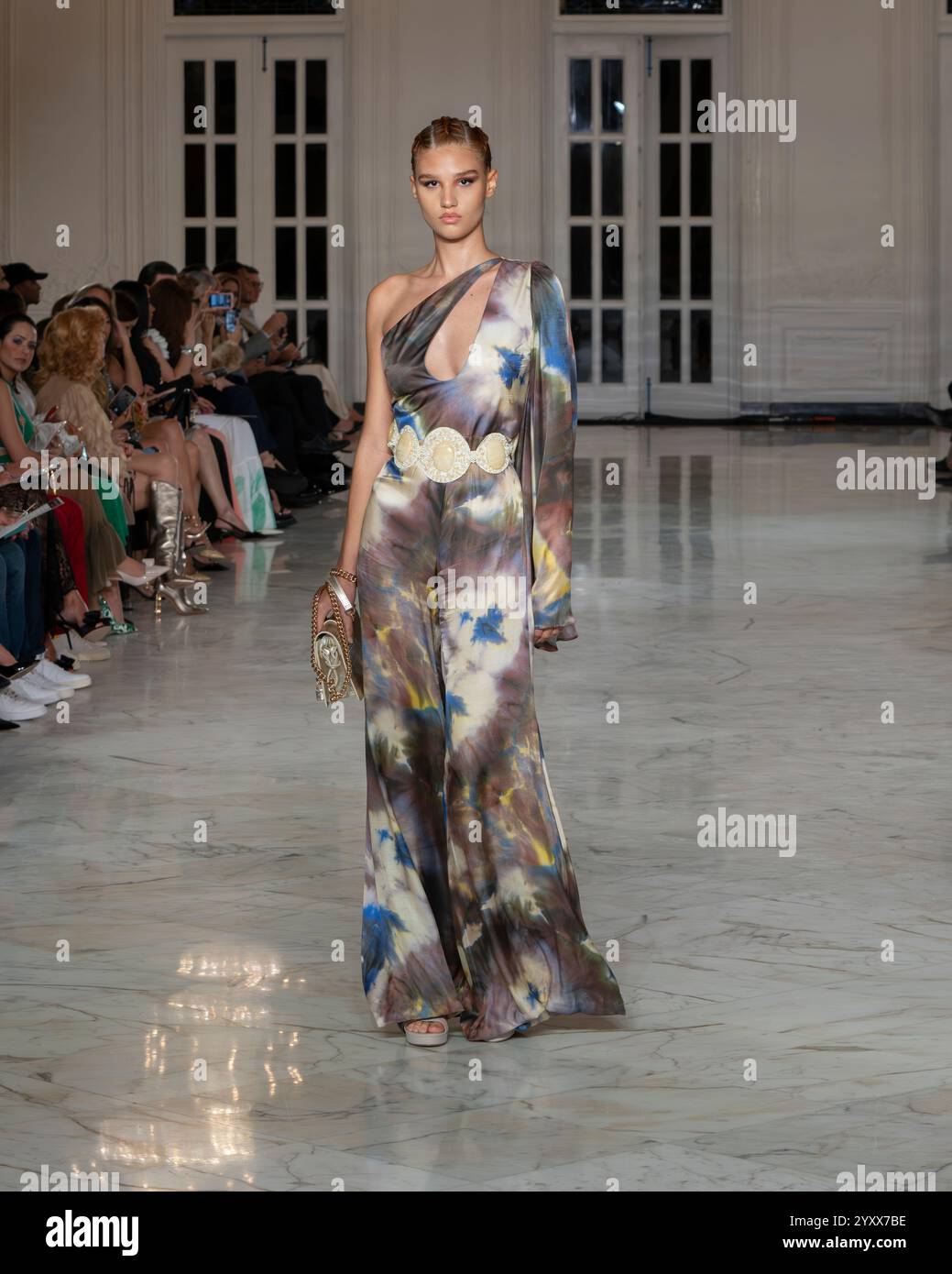 Models walk the Frederick Anderson Summer 2025 Collection at Antiguo ...