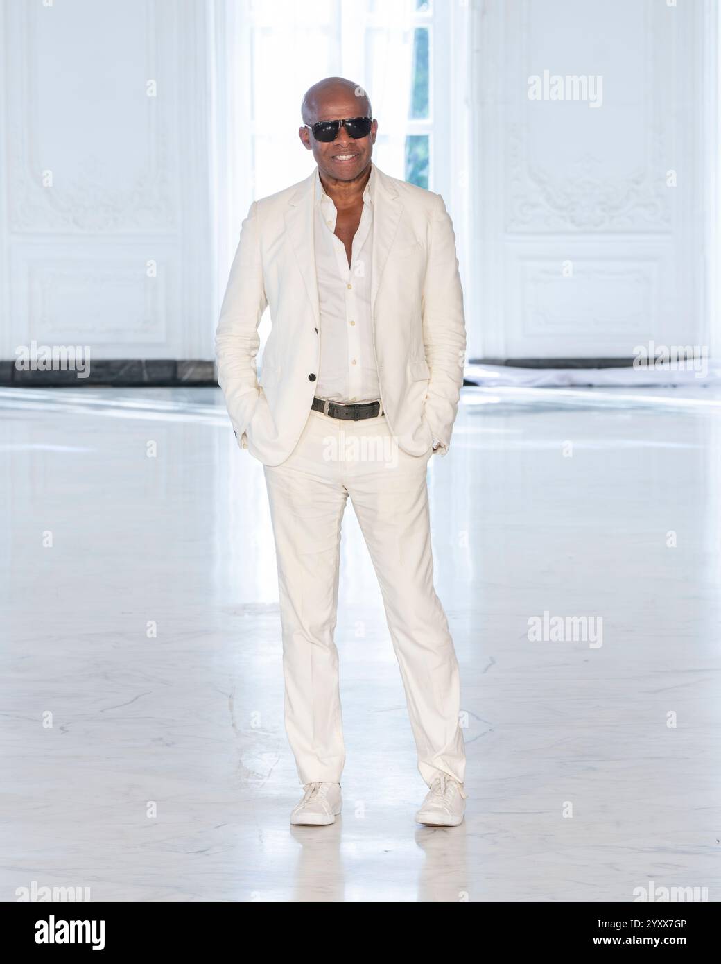 Designer Frederick Anderson attends the Frederick Anderson Summer 2025 ...