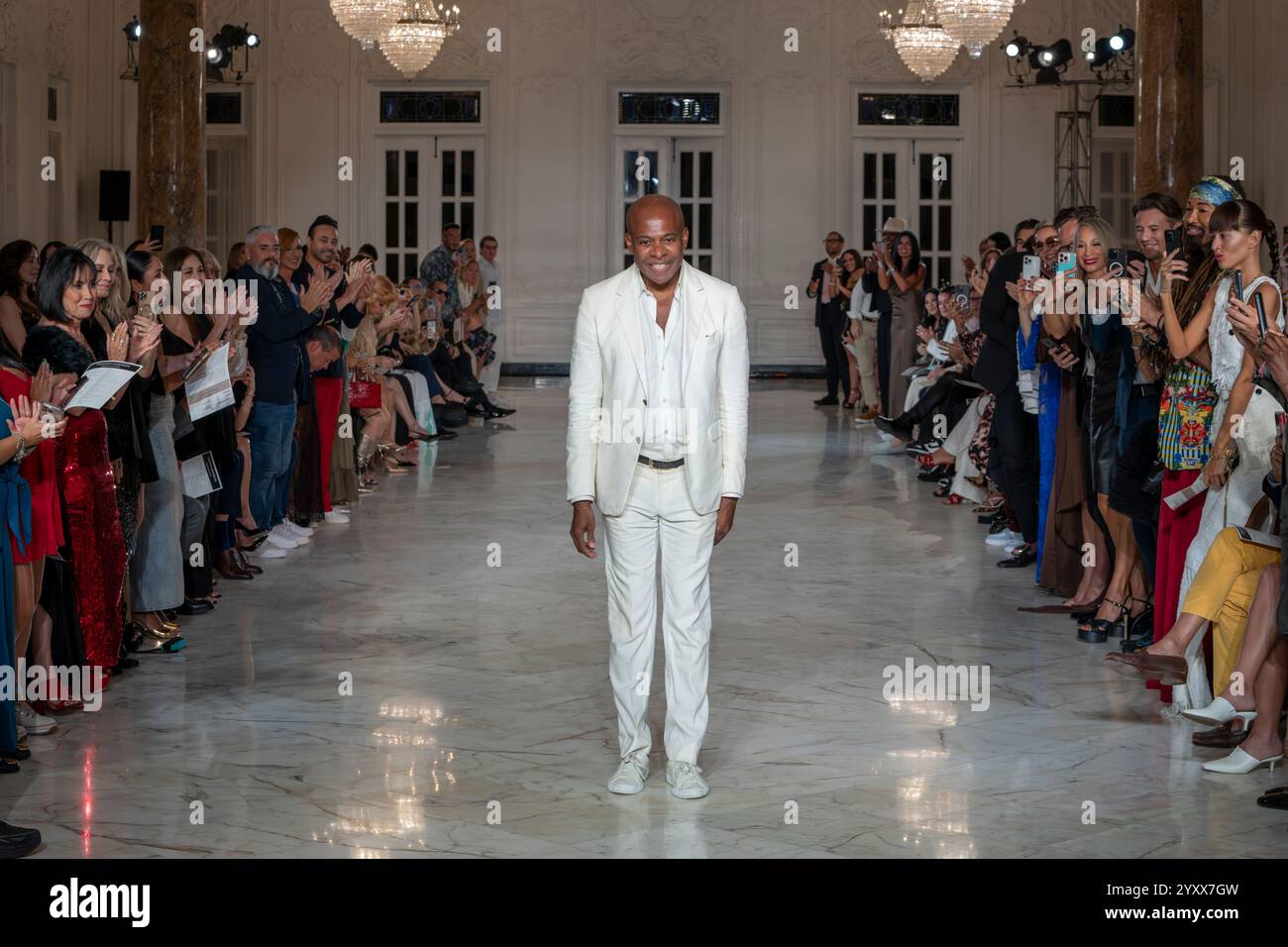 Designer Frederick Anderson attends the Frederick Anderson Summer 2025 ...