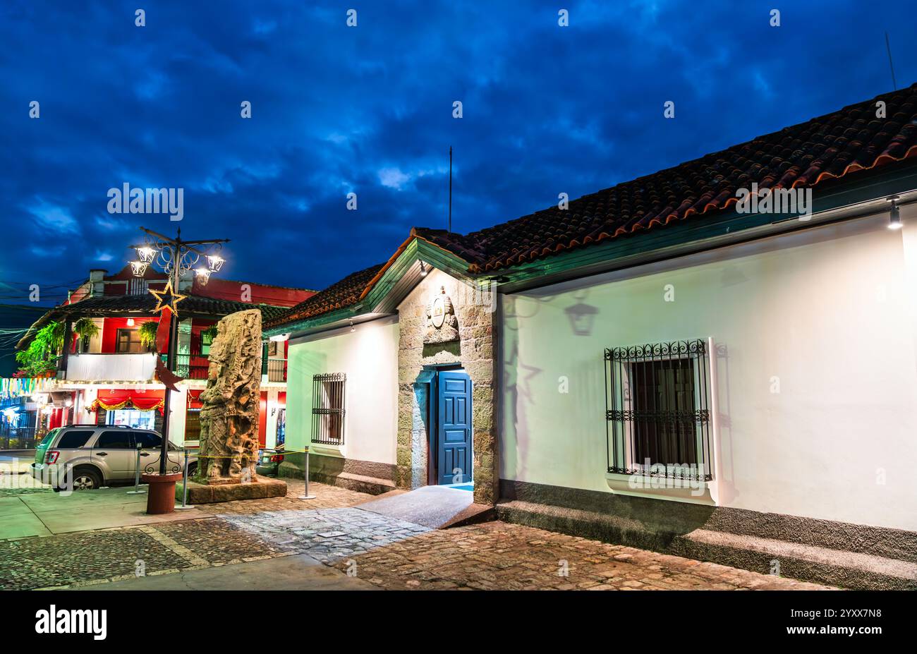 Mayan Archeology Museum in Copan Ruinas town near the archaeological ...