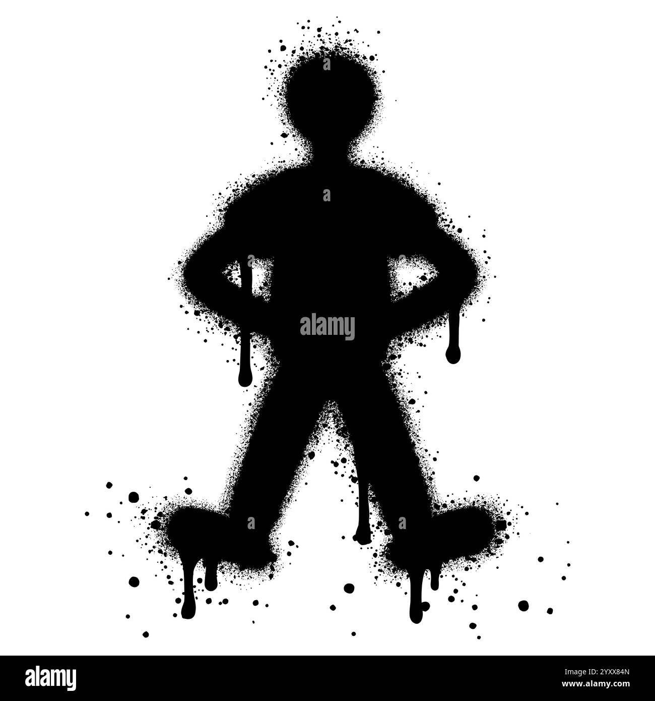 Hip hop graffiti typography Cut Out Stock Images & Pictures - Alamy