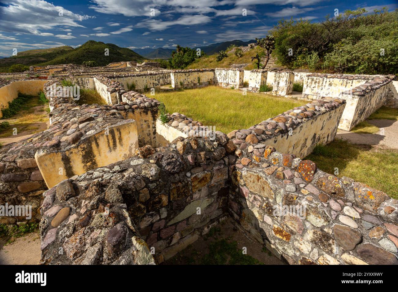 Yagul archaeological site. Oaxaca, Mexico Stock Photo - Alamy