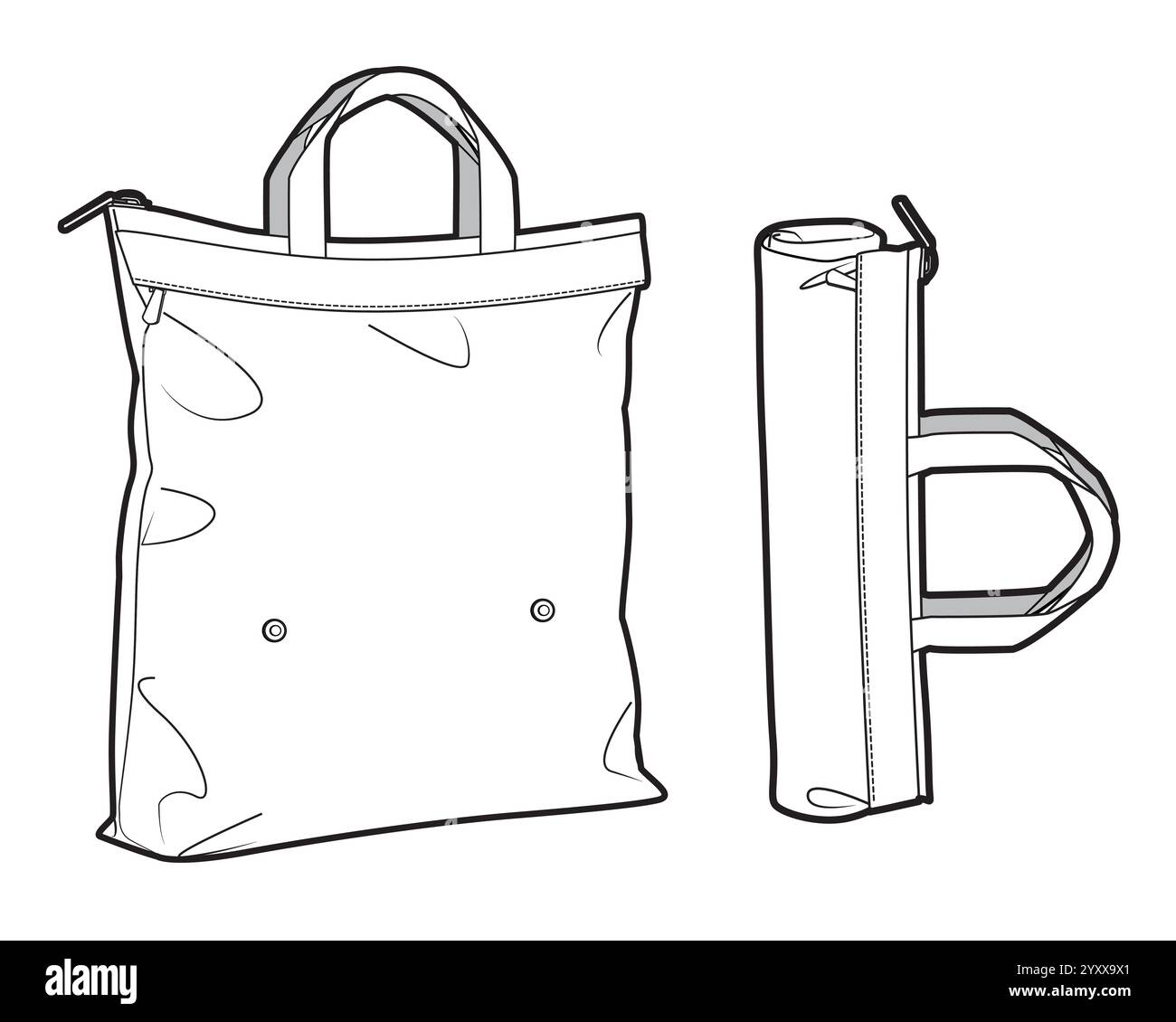 Bag clipart drawing Cut Out Stock Images & Pictures - Alamy