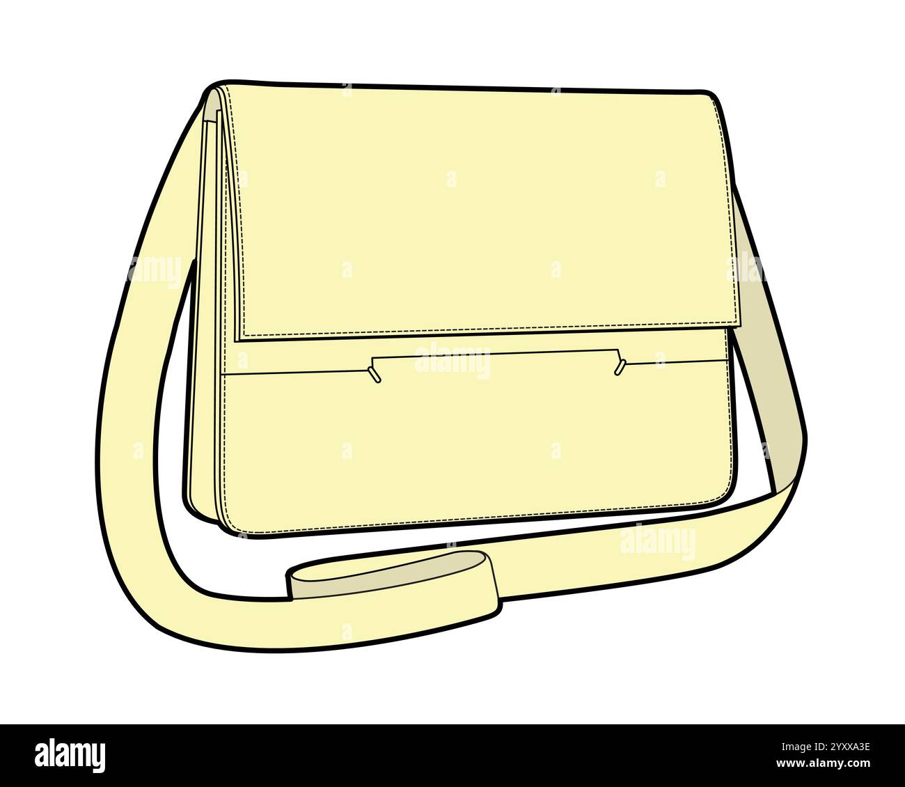 Canvas flap bag hi-res stock photography and images - Alamy