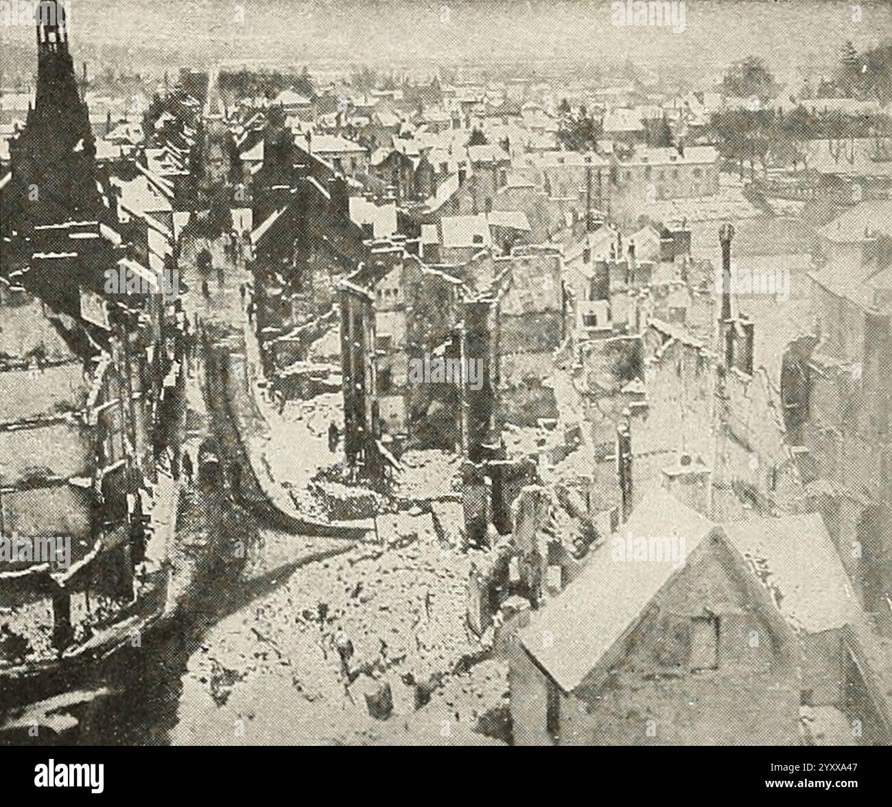 Destruction at Argonne after WW1 Stock Photo - Alamy