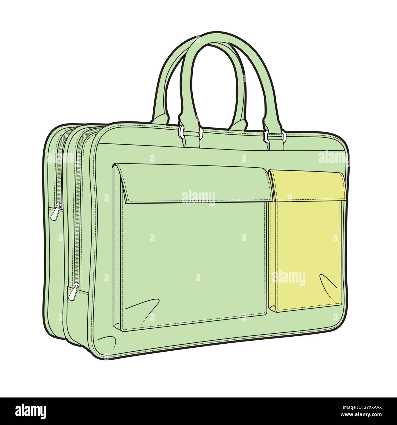 Double briefcase drawing hi-res stock photography and images - Alamy