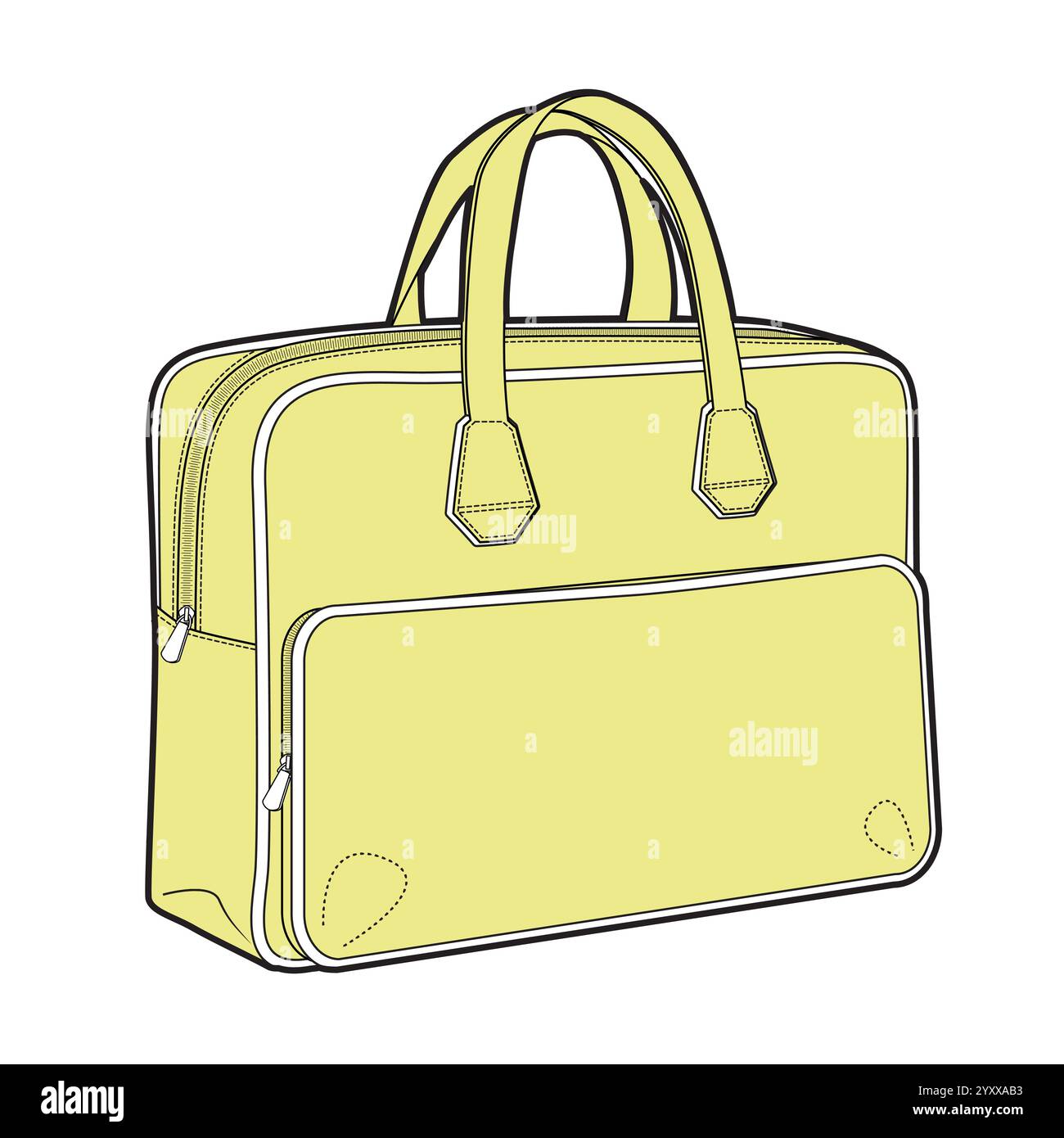 Leather briefcase bag vector design hi-res stock photography and images ...