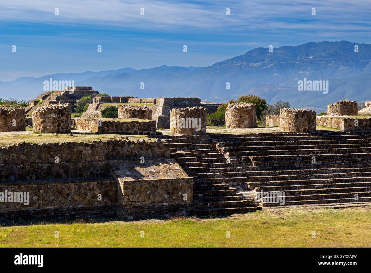 Archeological site monte alban hi-res stock photography and images - Alamy