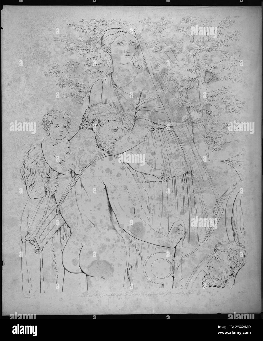 Centaur pompeii Black and White Stock Photos & Images - Alamy