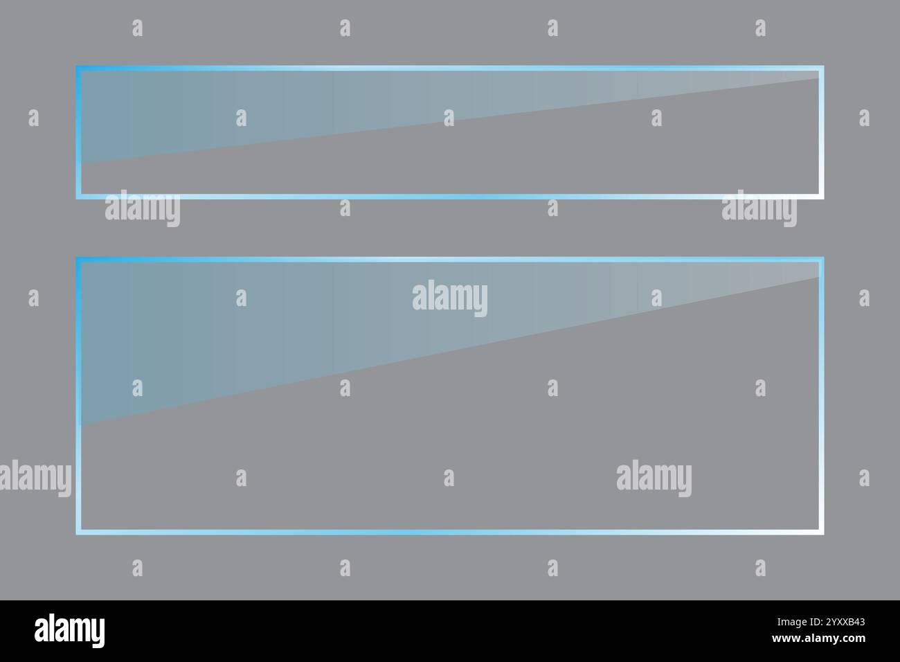 Blue gradient rectangles. Minimalist vector shapes. Geometric clean ...
