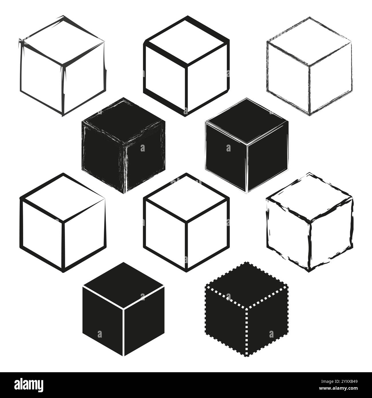 Difference shapes Stock Vector Images - Alamy