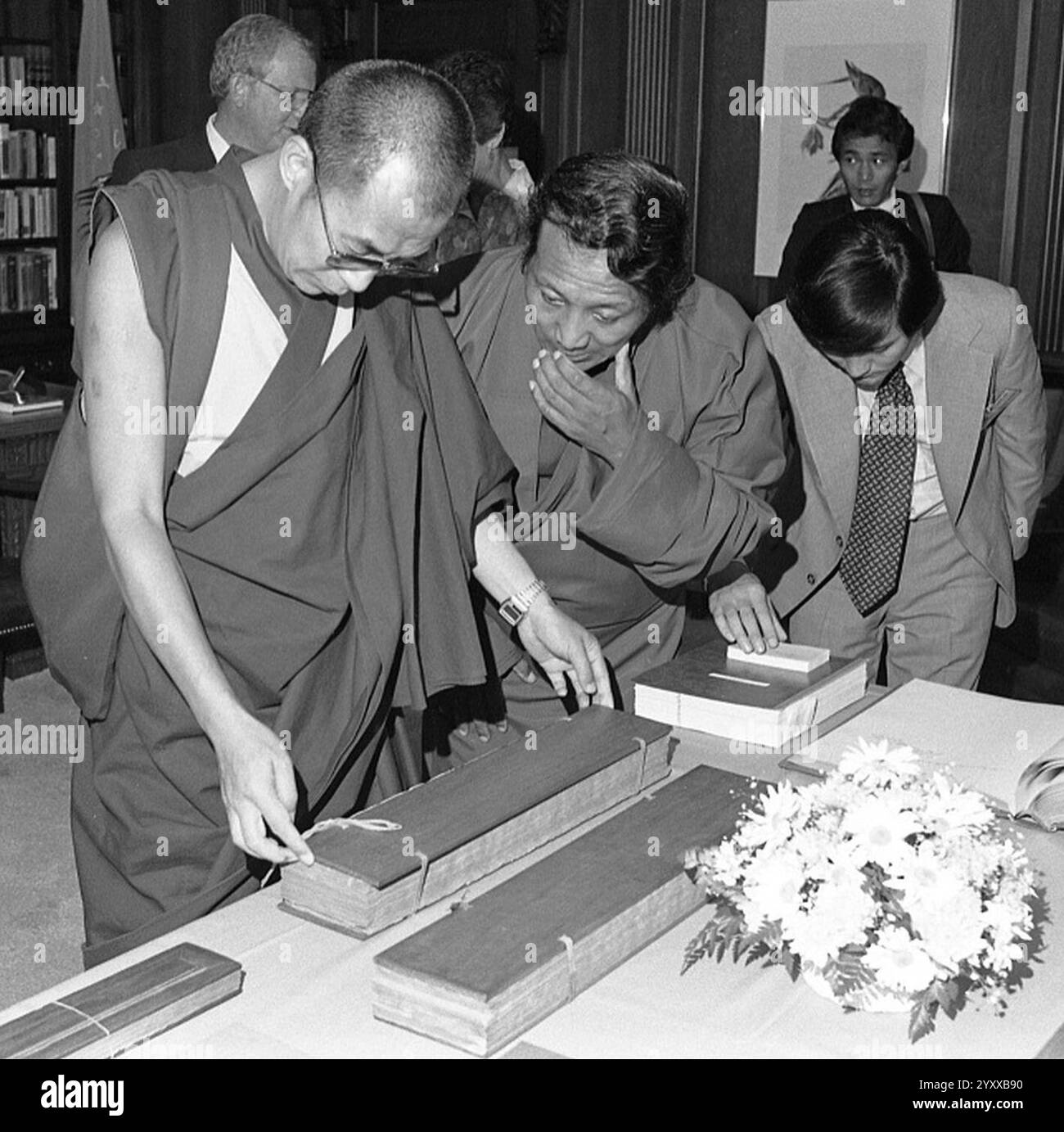 Tibetan library Black and White Stock Photos & Images - Alamy