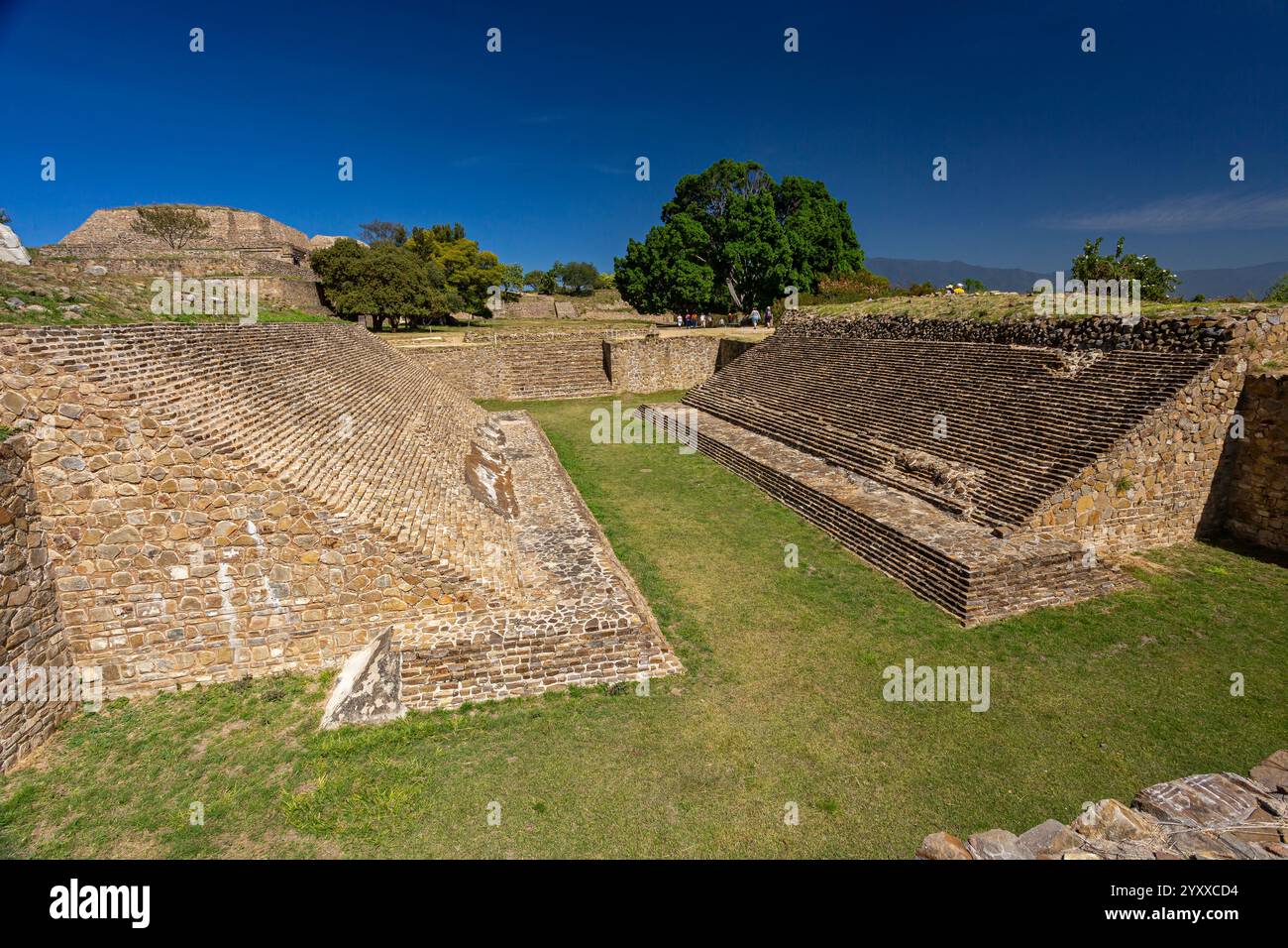 Monte Albán archaeological site, Oaxaca, Mexico Stock Photo - Alamy