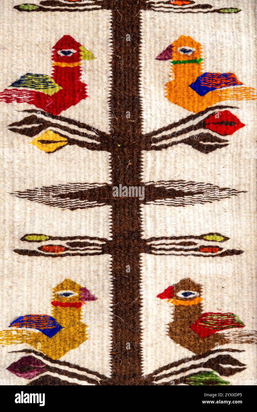 Fine traditional tapestry. Oaxaca, Mexico Stock Photo - Alamy