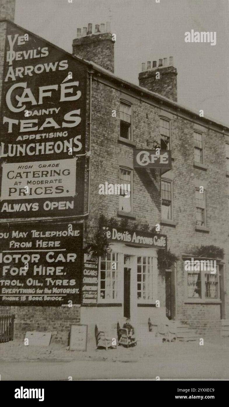 Devils Arrows cafe 1915 (4 Stock Photo - Alamy