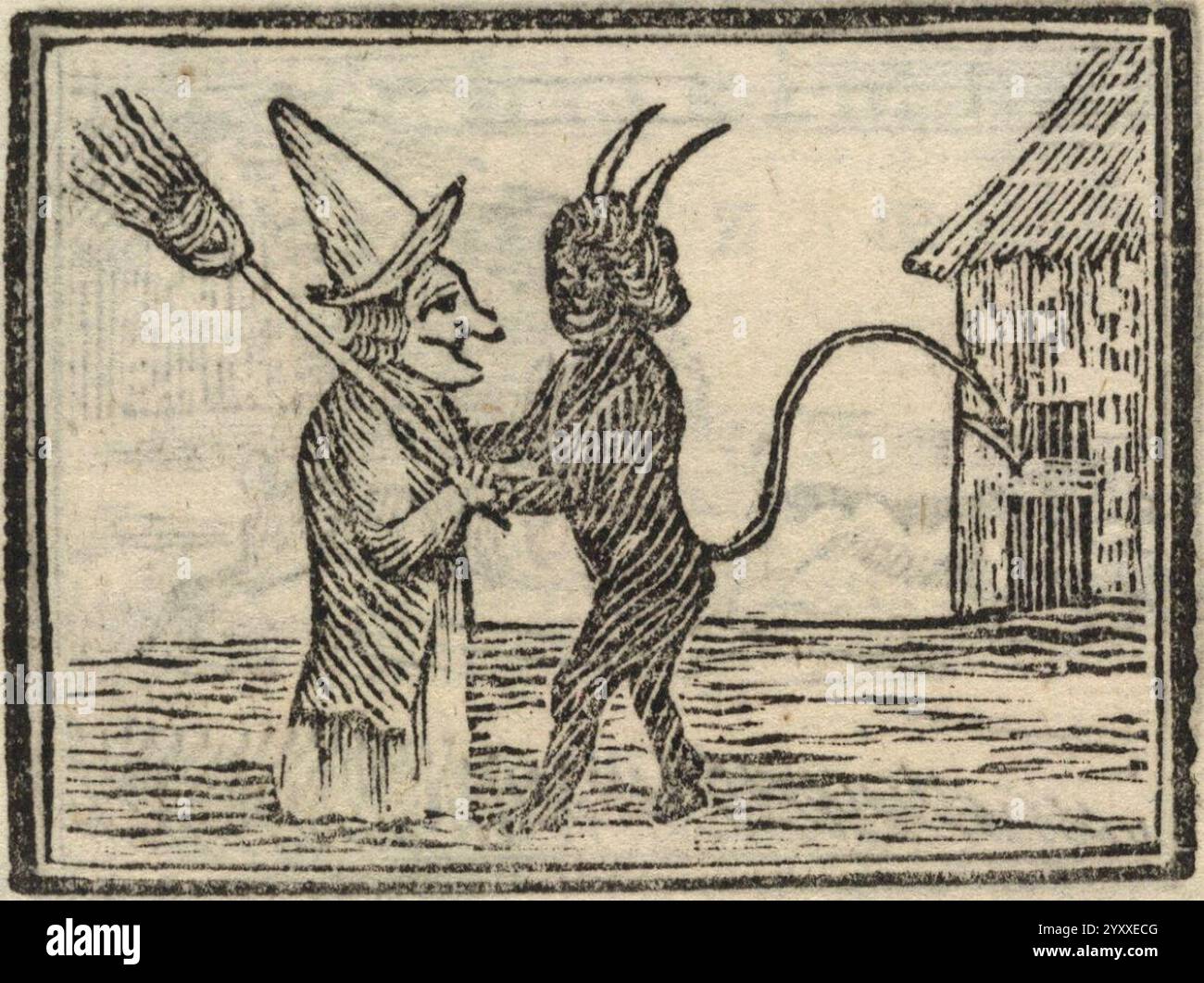 Witch and devil historical hi-res stock photography and images - Alamy