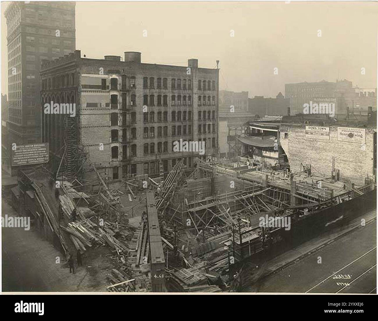 Dexter Horton building under construction, Seattle, January 24, 1923 ...