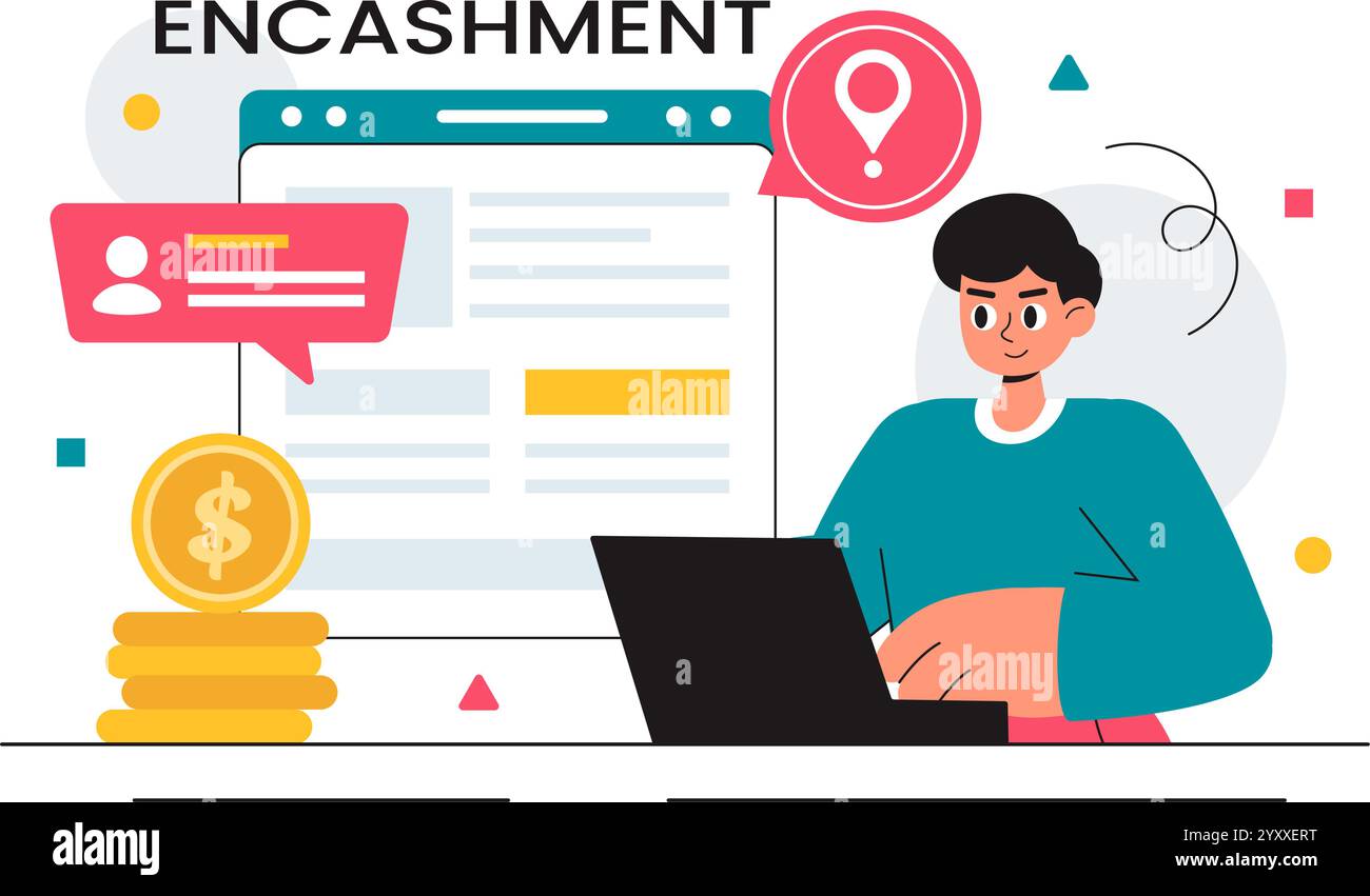 Receiving compensation Stock Vector Images - Alamy