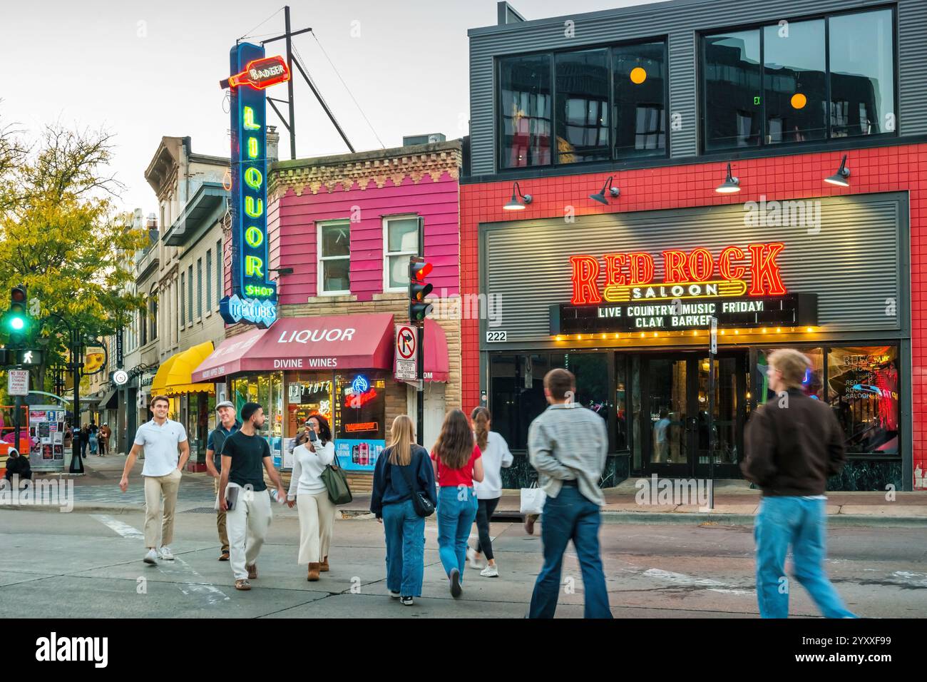 Downtown Madison, Wisconsin, USA Stock Photo - Alamy
