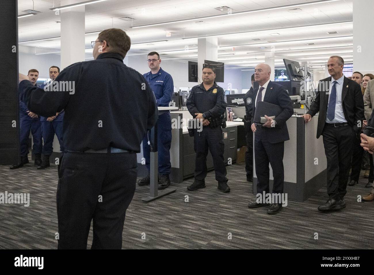 DHS Secretary Alejandro Mayorkas Visits the CBP NTC (53972530592 Stock ...