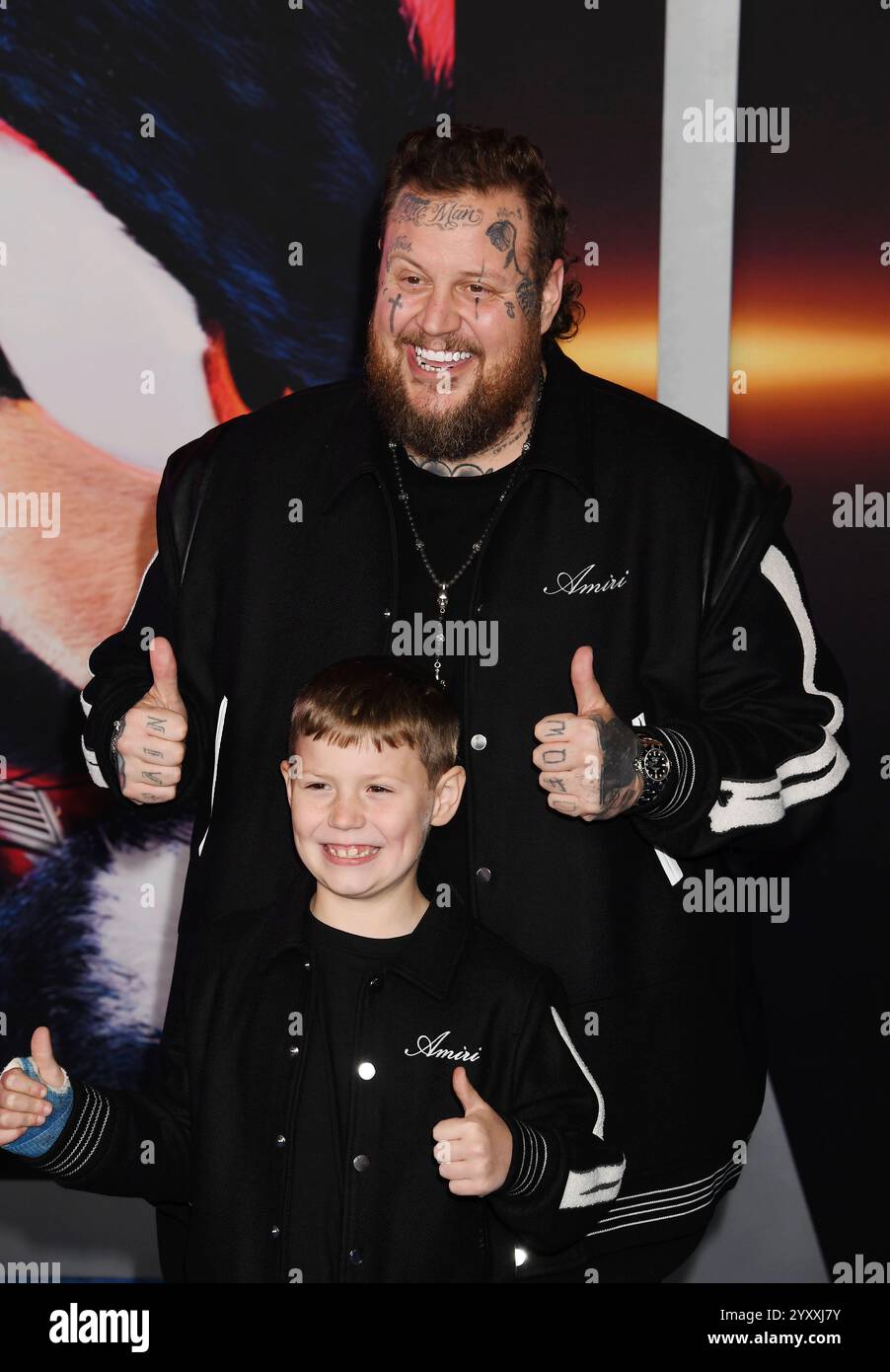 HOLLYWOOD, CALIFORNIA - DECEMBER 16: (L-R) Noah Buddy DeFord and Jelly ...