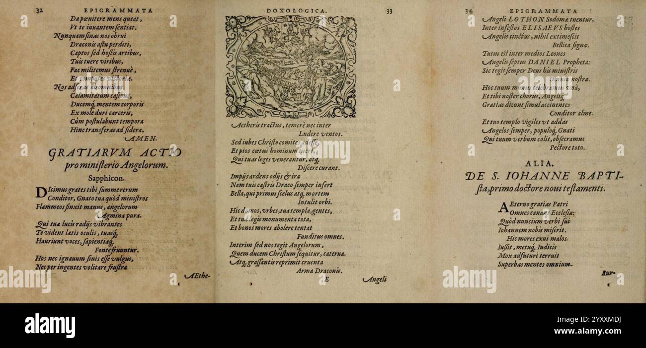 Dicimus grates tibi (Epigrammata 1583 Stock Photo - Alamy