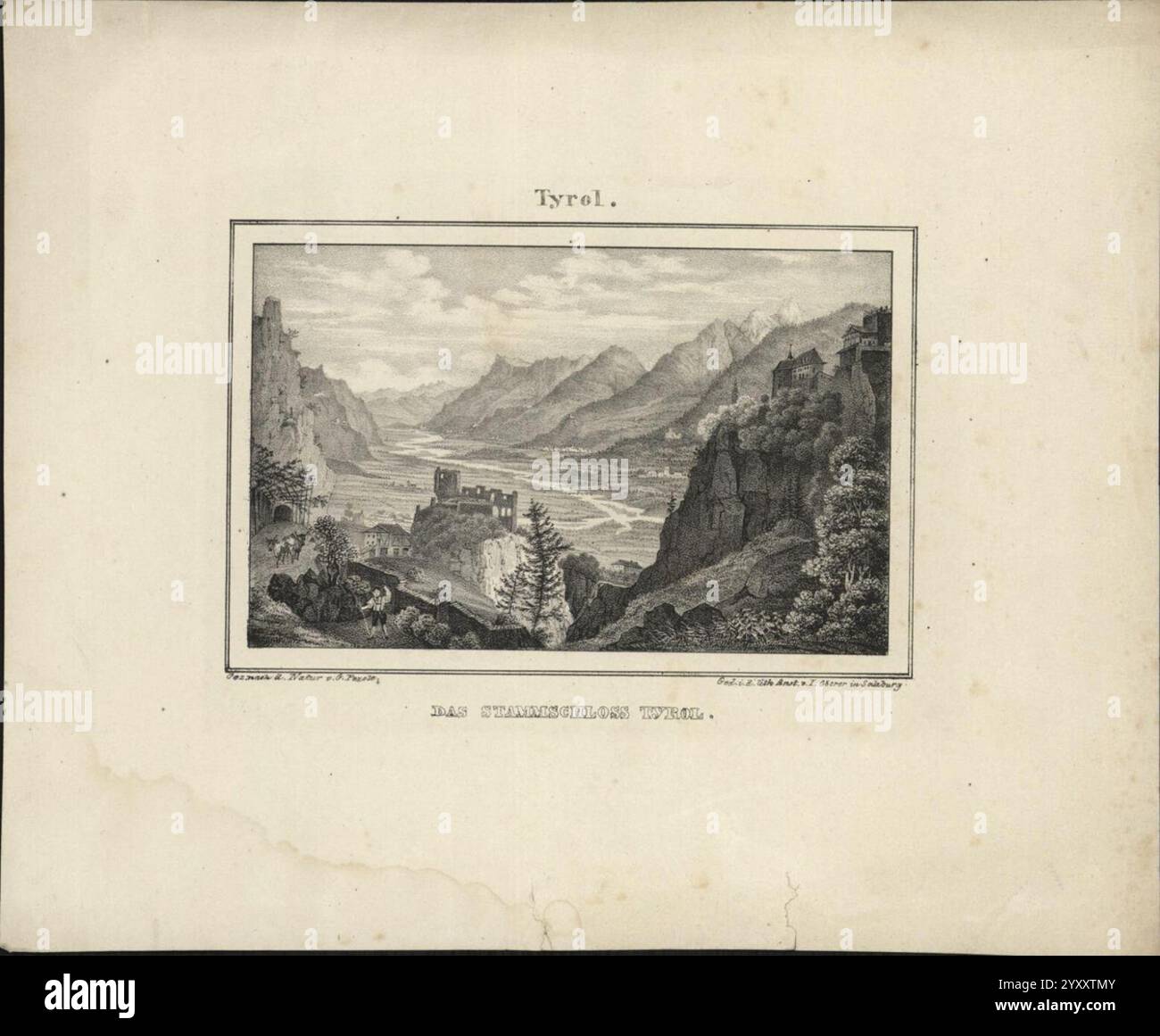 Die interessantesten Punkte von Salzburg, Tyrol und Salzkammergut ...