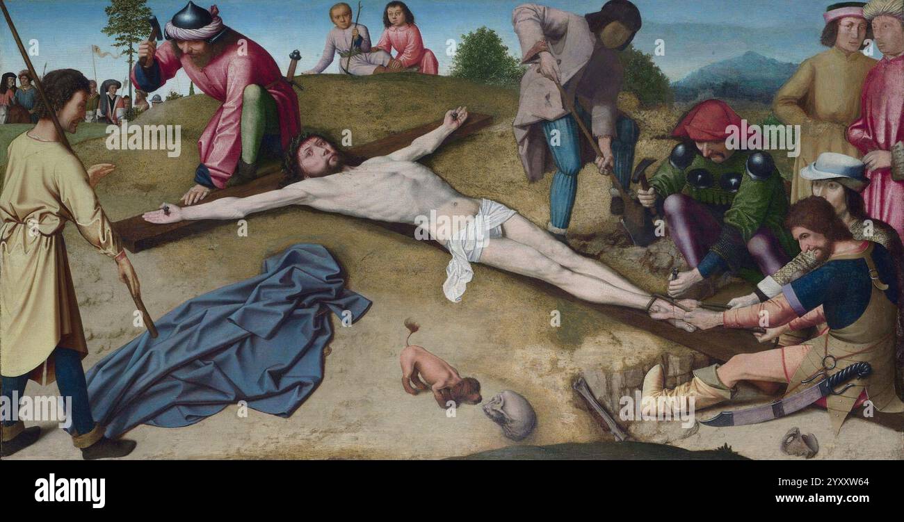 Gerard david christ nailed to the cross hi-res stock photography and ...