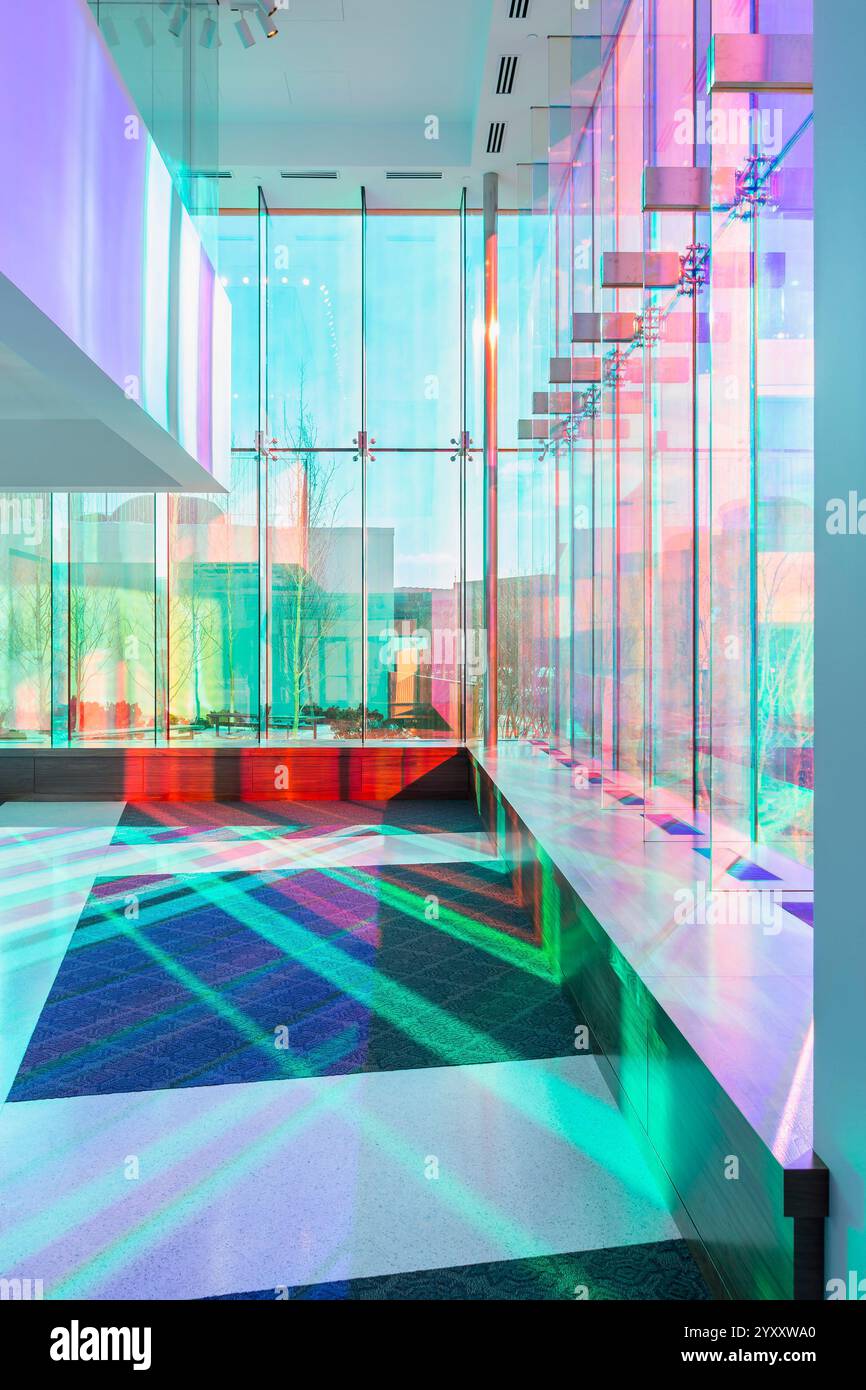 L shaped corner window with minimal framing hi-res stock photography ...