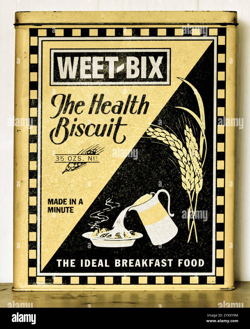 Weet-Bix cereal container Stock Photo - Alamy