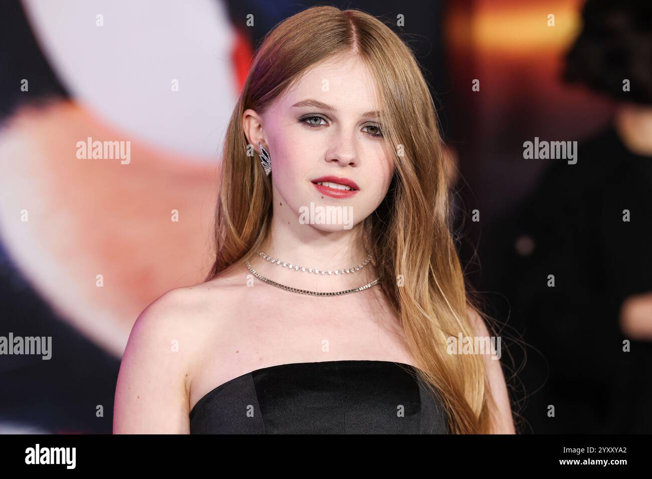 HOLLYWOOD, LOS ANGELES, CALIFORNIA, USA - DECEMBER 16: Alyla Browne ...