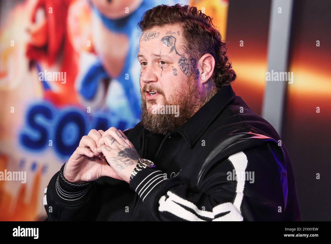 HOLLYWOOD, LOS ANGELES, CALIFORNIA, USA - DECEMBER 16: Jelly Roll ...