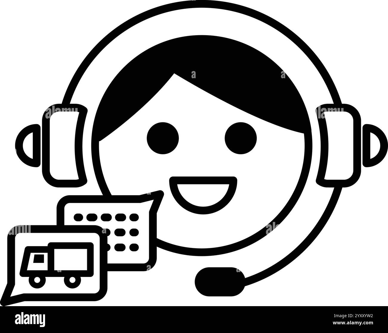 Customer service and Call center cartoon about Cargo Tracking Stock ...